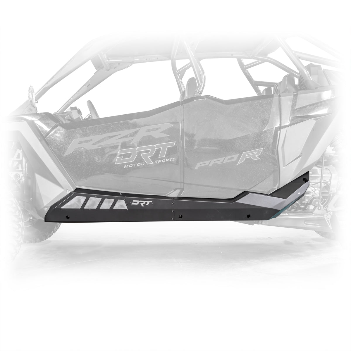 DRT Polaris Pro Series 4‑Seat Rock Sliders Steel Set